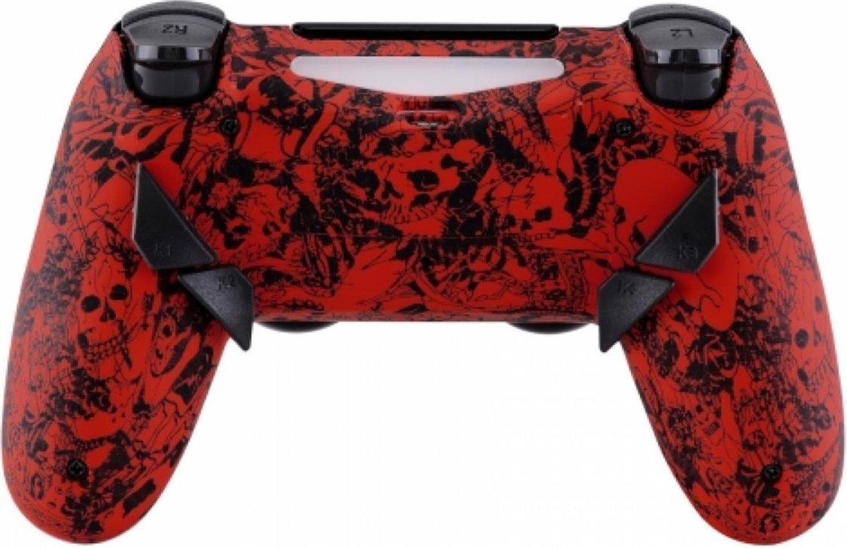 Red Skull - Manette personnalisée PlayStation PS4 PRO eSports Wireless ...