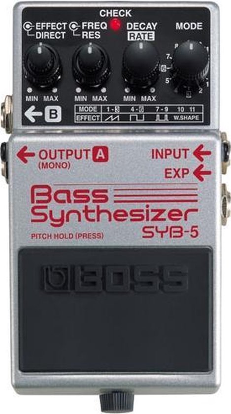 Boss SYB-5 Bass Synthesizer bas synthesizerer/ring modulator pedaal | bol