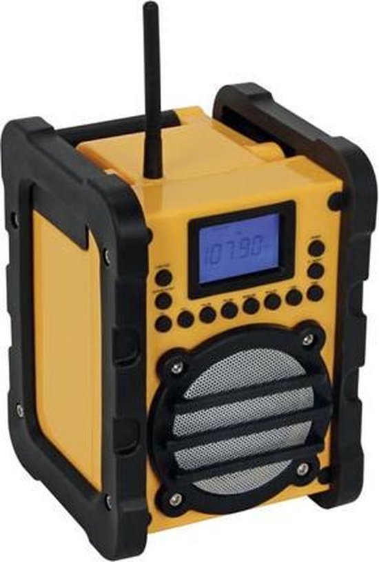 Toolland WR25207 Worksite Radio | FM-PLL Werfradio | Bouwradio met ...