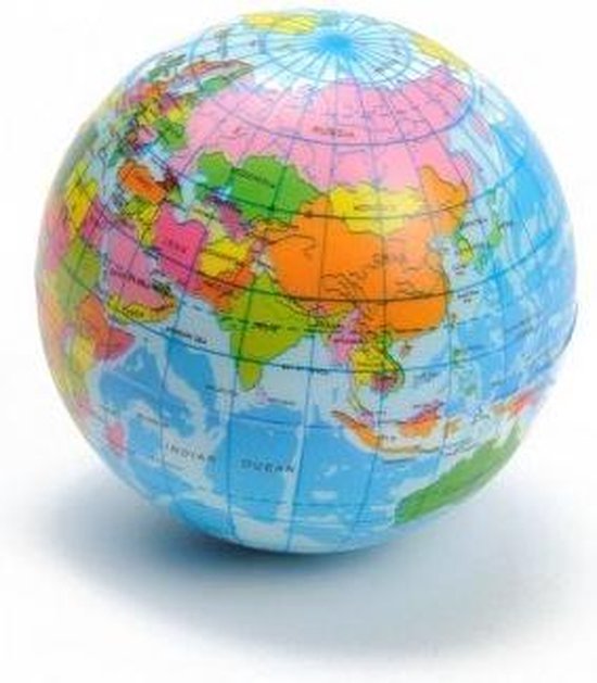 Jonotoys Wereldbal Soft Blauw 7 Cm | Games | bol.com