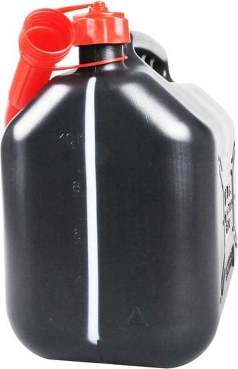 Jerrycan - Benzine - Kunststof - 10 Liter - Met flexibele tuit + anti ...