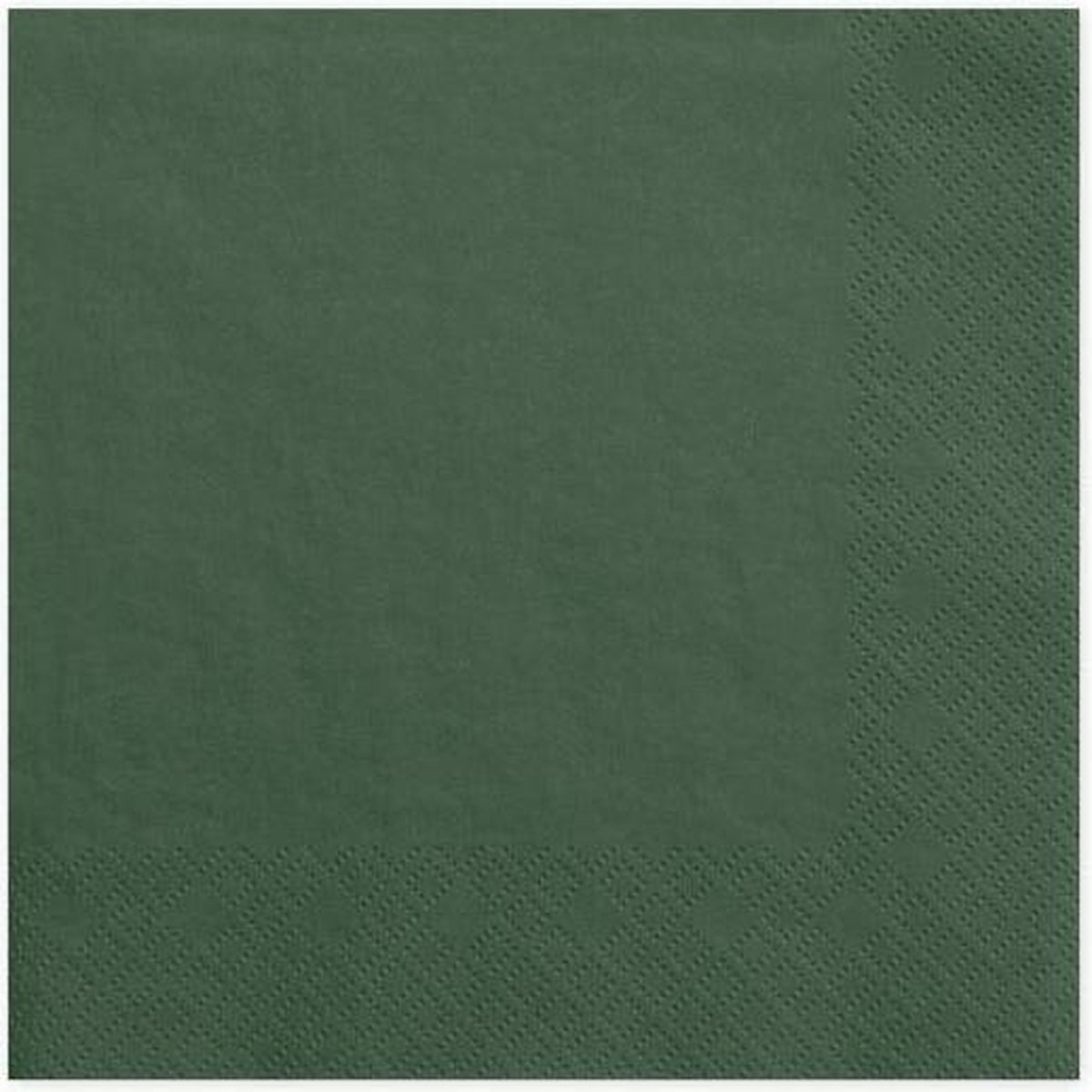 20x Papieren tafel servetten dennen groen 33 x 33 cm - Dennengroene ...