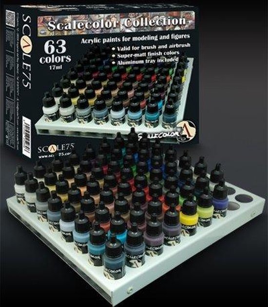 Scalecolor Collection - 63 kleuren - 17ml - SSE-000 | bol