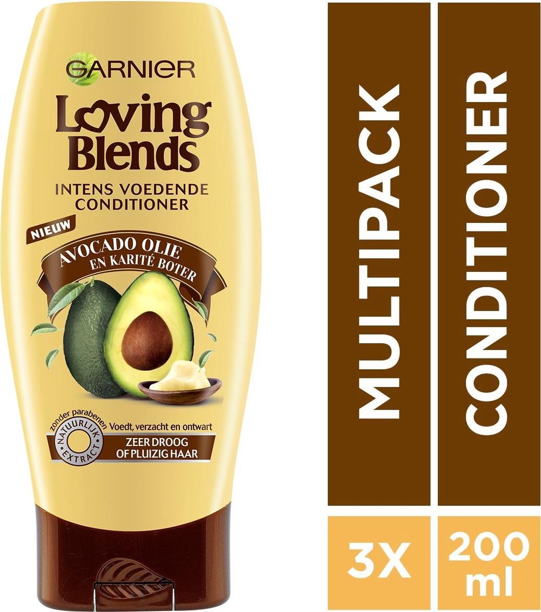 Garnier Loving Blends Avocado Karité Conditioner - Zeer Droog, Pluizig ...