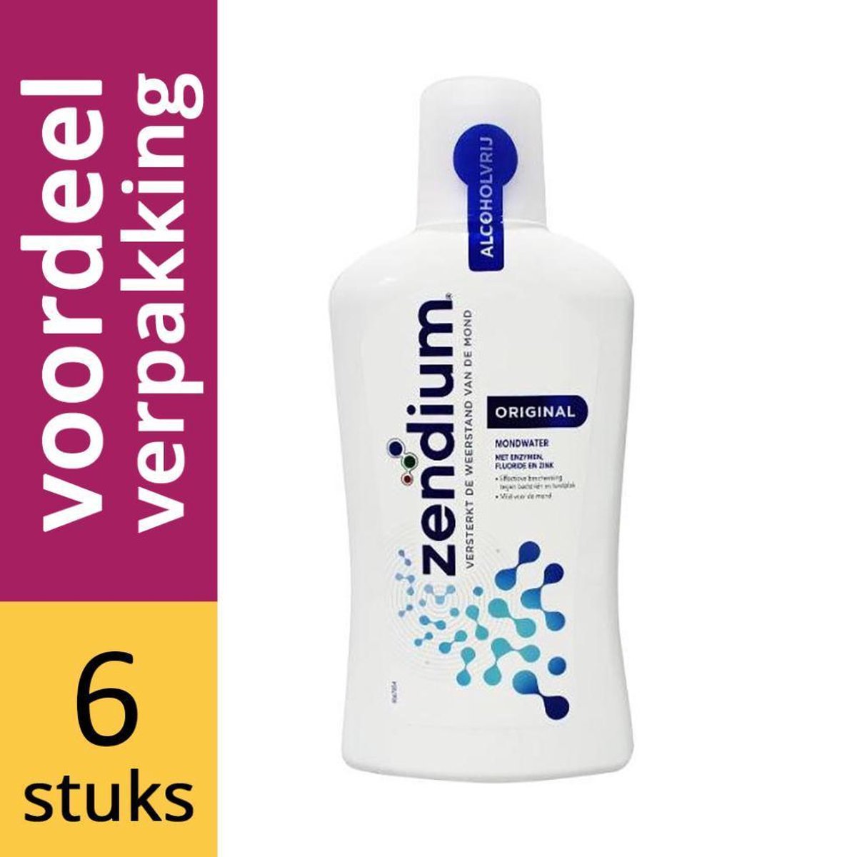 Zendium Original Mondwater 6 x 500 ml Voordeelverpakking | bol.com