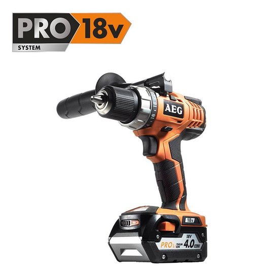 AEG Powertools BS18C Li-402C schroefmachine 18V | Snoerloze boormachine + 2x accu + 1x... | bol.com
