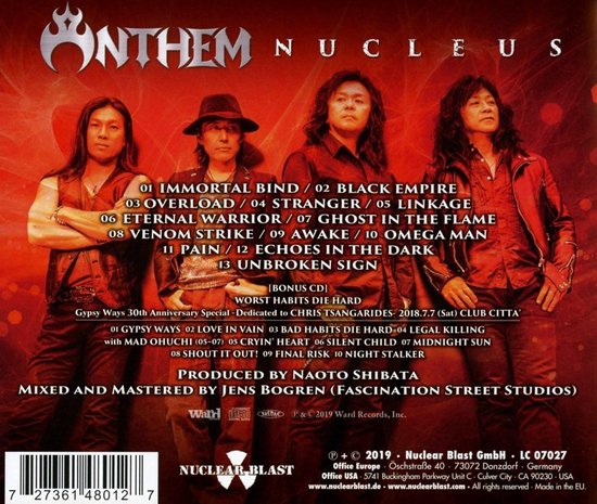 Nucleus, Anthem | Muziek | bol