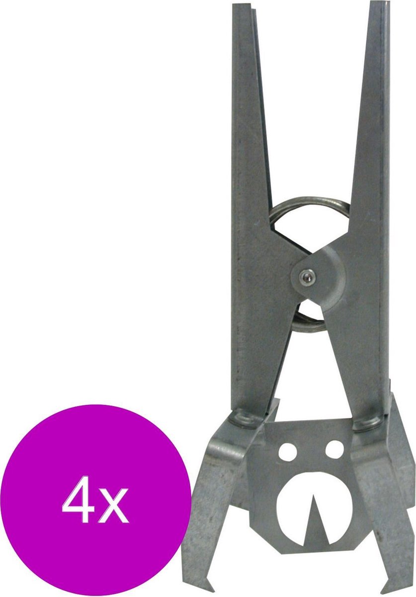 Luxan Molval Mole Clamp - Pest Control - 4 x chaque | bol.com