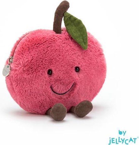 Jellycat Amusable Cherrie Pouch - 12 CM | bol