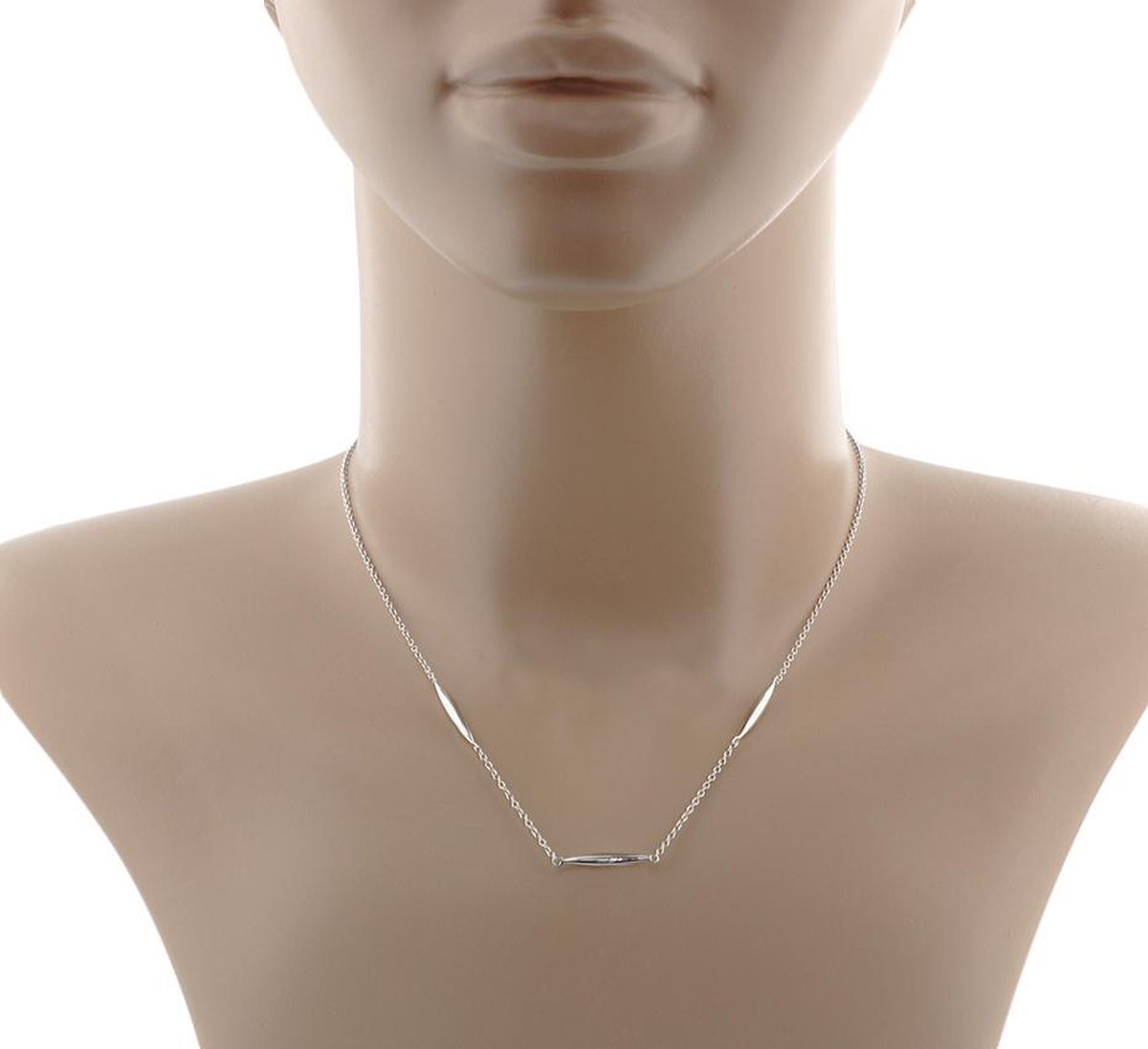 The Jewelry Collection Ketting 3,0 mm 41 + 4 cm - Zilver | bol.com