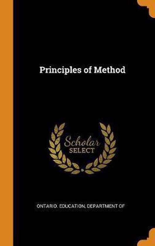 Principles of Method | 9780353167100 | Boeken | bol.com