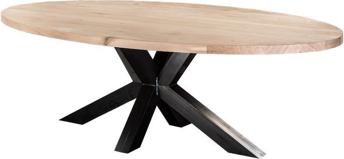 Table du Sud - Ovale eiken XX-tafel - 260x120 | bol.com