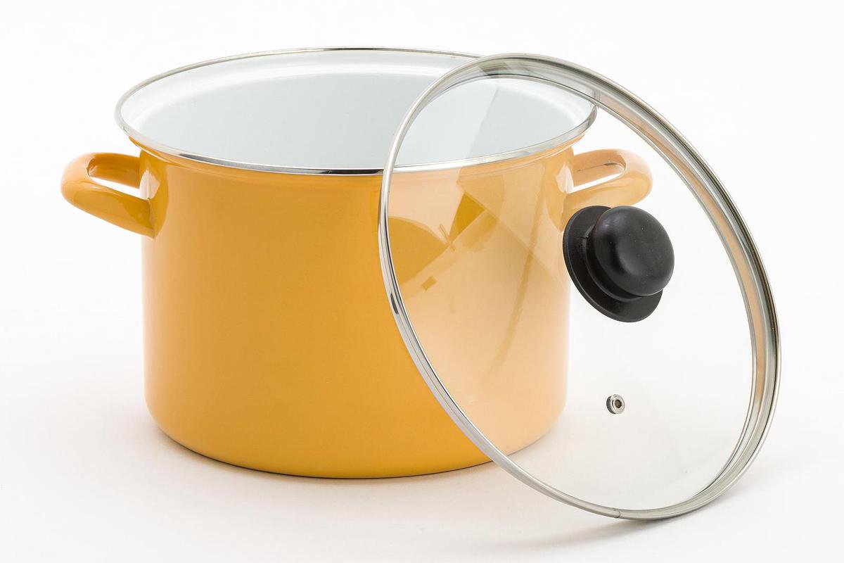 Lite-Body - Soeppan / Stamppotpan met glazen deksel - ø 22cm / 6l ...