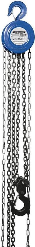 Silverline Handtakel - 2000 Kilo - Takelhoogte 3 meter | bol.com