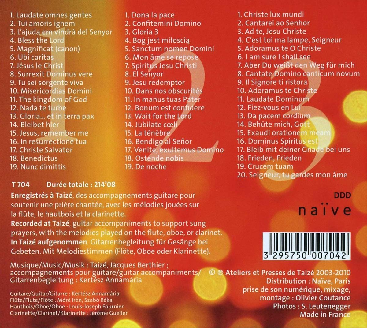 Taize Instrumental (3cd), Taize | CD (album) | Muziek | bol.com