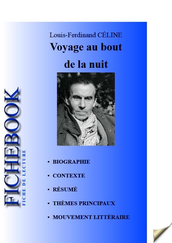 Fiche de lecture Voyage au bout de la nuit (ebook), Louis-Ferdinand ...