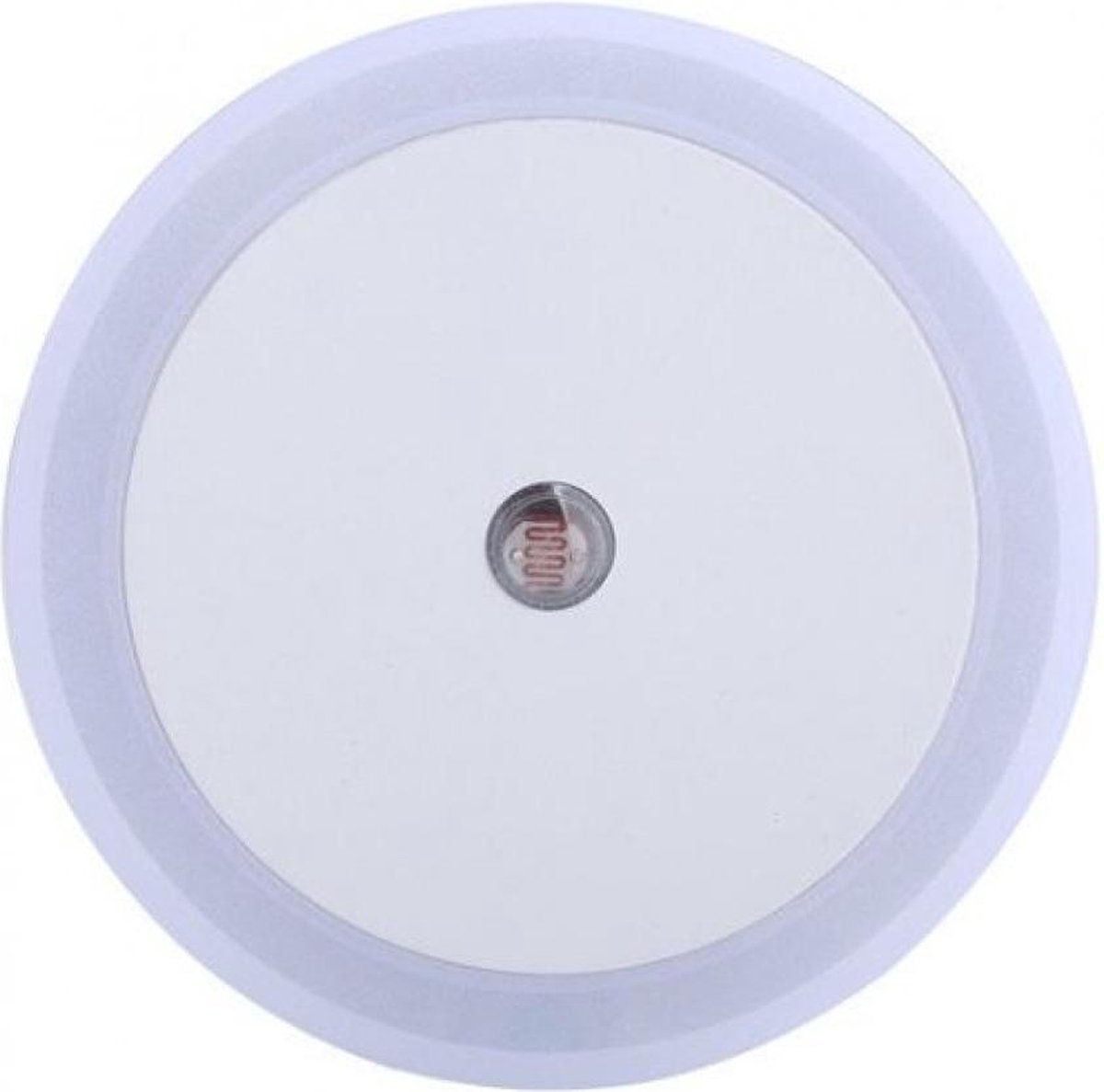 LED lamp | LED rond nachtlampje voor stopcontact | schemersensor | wit ...