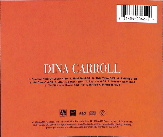 So Close, Dina Carroll | Muziek | bol
