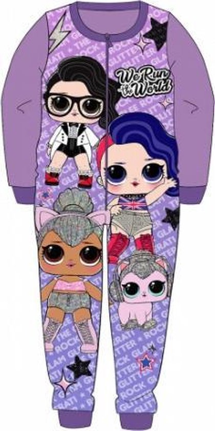 LOL Surprise onesie - paars - maat 98/104 | bol