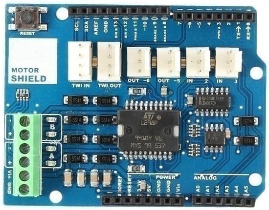 L298N 765.630 4A Motor Motor Motor Motor Shield R3 Voor Arduino | bol