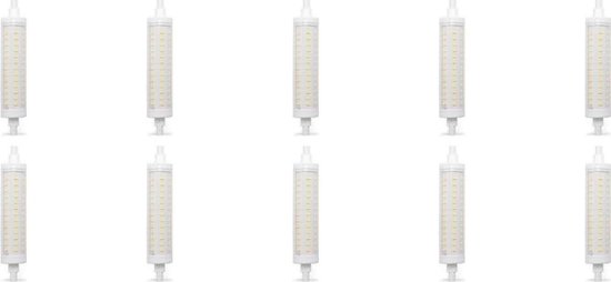 LED Lamp 10 Pack - Aigi - R7S Fitting - 12W - Warm Wit 3000K | bol.com
