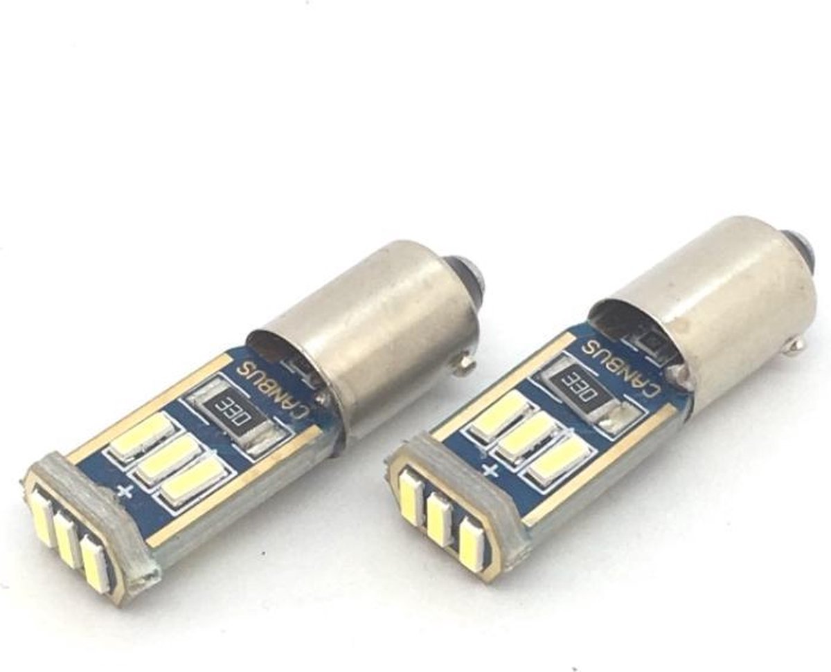 BA9S H6W LED Canbus stadslicht (set) | bol.com