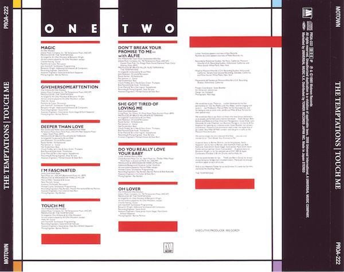 Touch Me (CD), Temptations | CD (album) | Muziek | bol.com