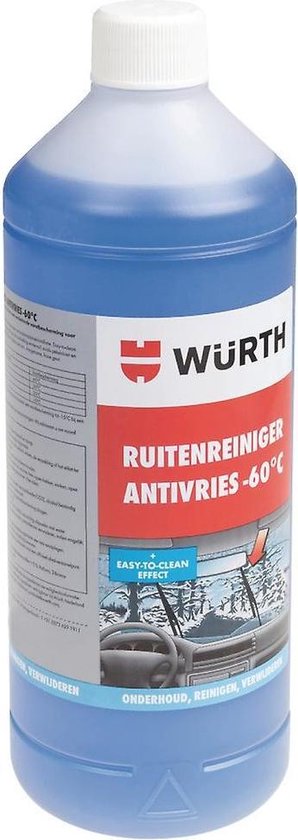 Würth Ruitenreiniger 332925 Antivries (-60°c) 500 Ml | bol