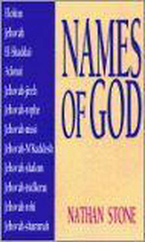 Names of God | 9780802458544 | Nathan J. Stone | Boeken | bol.com