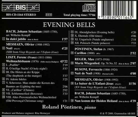 Roland Pontinen - Evening Bells (CD), Roland Pöntinen | Muziek | bol.com