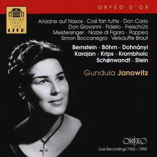 Gundula Janowitz - Live Recordings 1962-1990, Orchester De Gundula ...