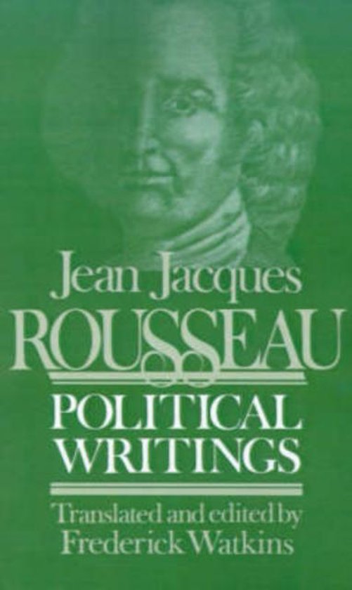 Political Writings | 9780299110949 | Jean-Jacques Rousseau | Boeken ...
