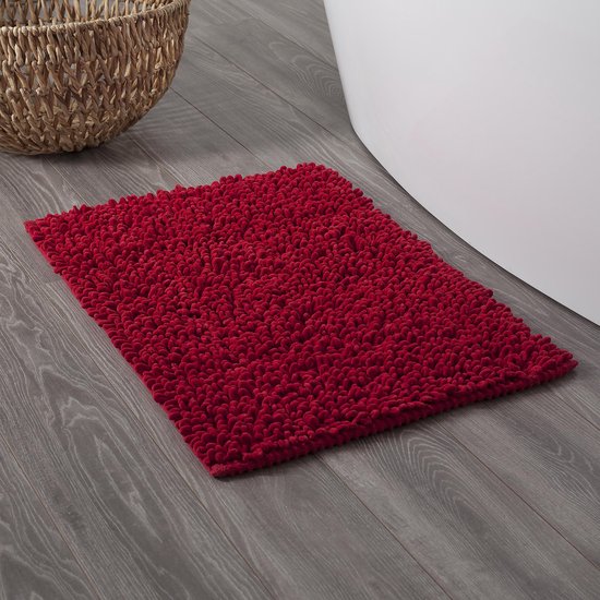 Sealskin Twist Badmat 60x90 cm - Microfibre - Rood | bol