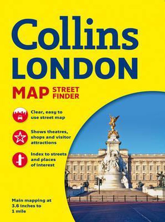 Collins London Streetfinder Map [New Edition], Collins Maps ...