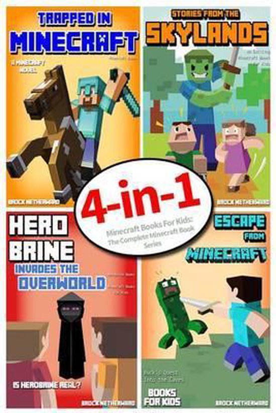 Minecraft Books for Kids, Brock Netherward | 9781499772166 | Boeken ...