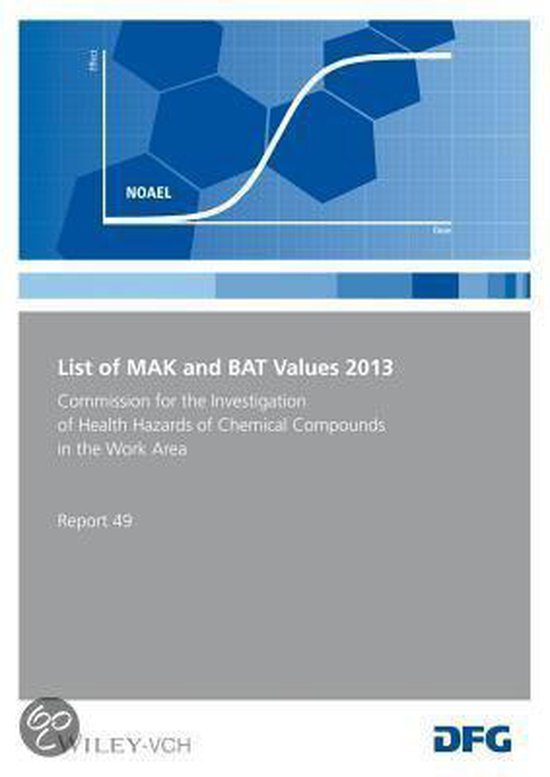 List of MAK and BAT Values 2013 | 9783527336166 | Deutsche ...