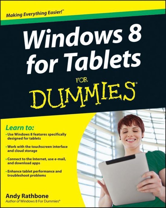 Windows For Tablets For Dummies, Andy Rathbone | 9781118329580 | Boeken ...