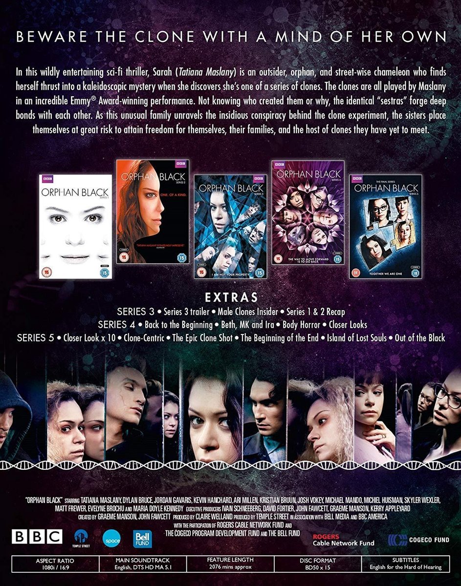 Orphan Black - The Complete Collection [Blu-ray] [2018] (Blu-ray) | Dvd ...
