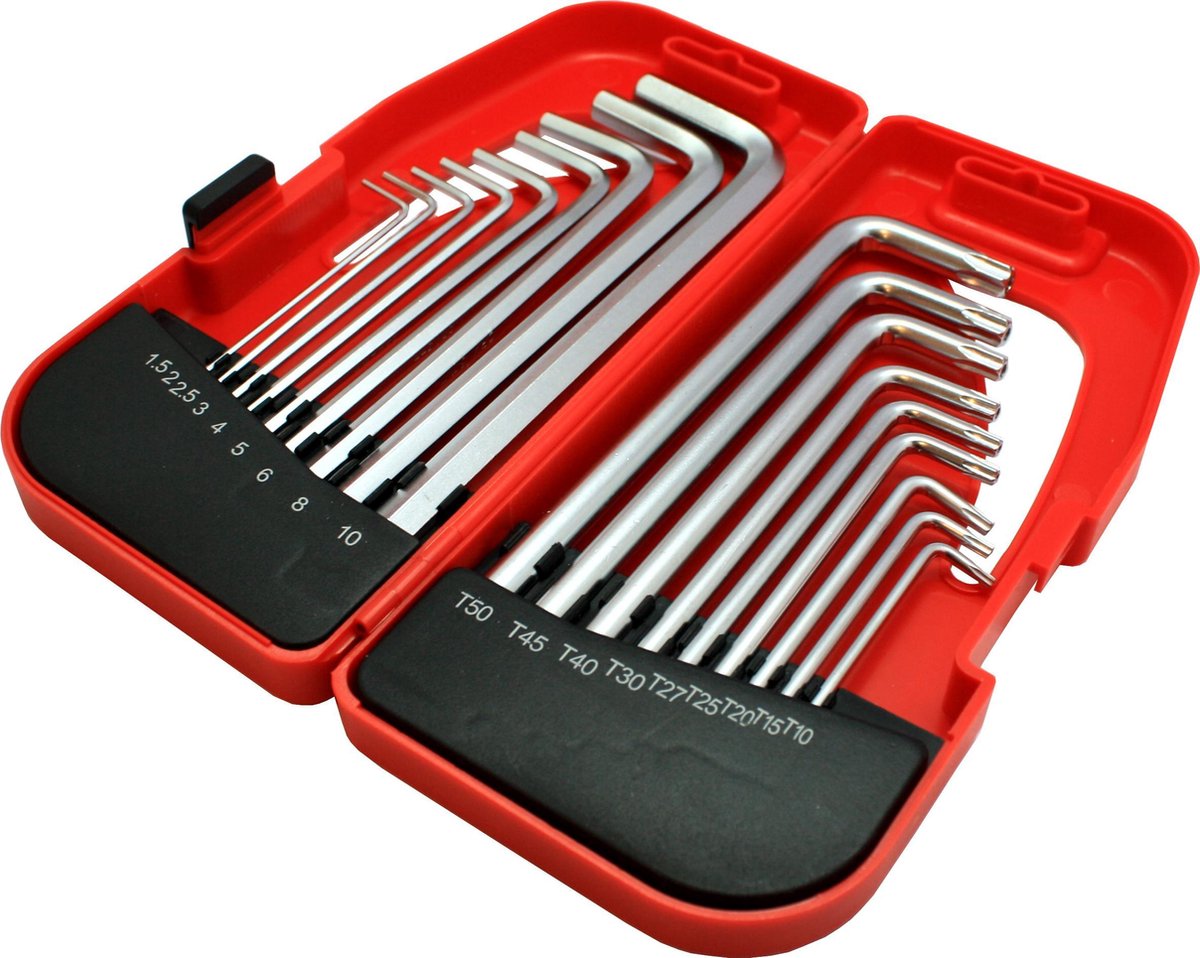 GS torx inbussleutelset 18 stuks - Torx & Inbus sleutelset | bol.com