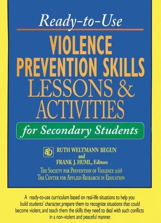 Ready-to-Use Violence Prevention Skills Lessons and Activities for ...