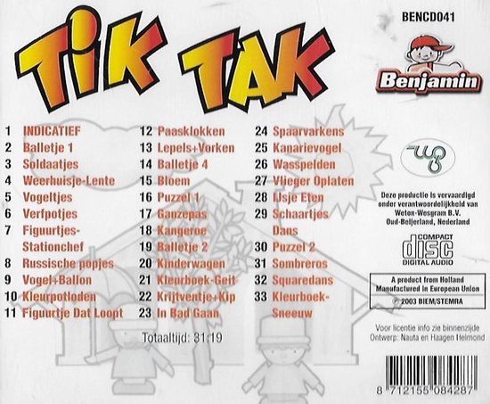 Tik tak lieve melodietjes (cd), Various | CD (album) | Muziek | bol.com