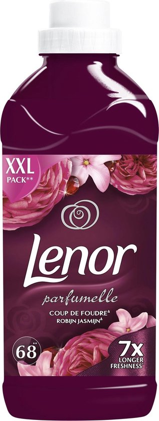 Lenor Parfumelle Robijn Jasmijn Wasverzachter - 68 Wasbeurten - 1700 ml ...