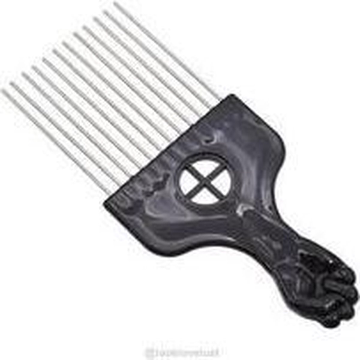 Afro kam - Afro Comb - Kroes Haar - Beard Pick - Krullend Haar - Haar Kam - Grove Kam... | bol.com