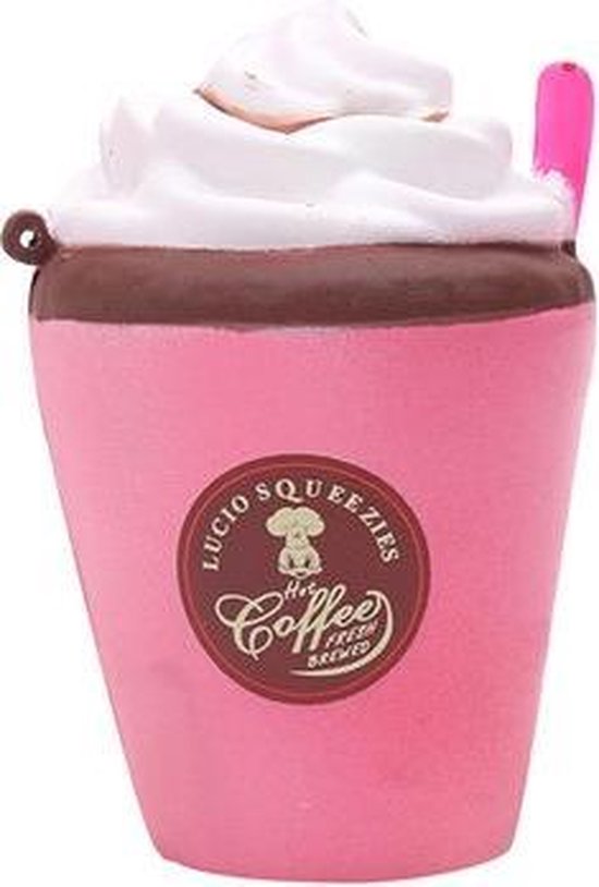 Squishy Iced Coffee roze|Speelgoed|Squisny|Stressbal | bol.com