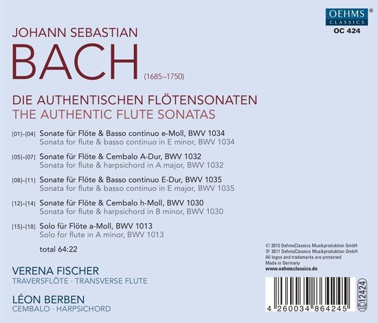 Verena Fischer & Léon Berben - J.S. Bach: Die Authentischen ...