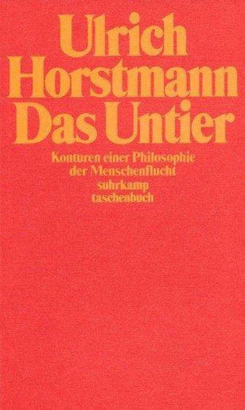 Das Untier, Ulrich Horstmann . | 9783518376720 | Boeken | bol.com