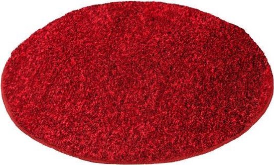 Badmat Relax, ovaal Rood 100cm rond | bol