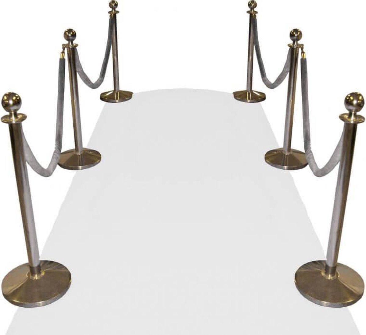 Witte loper - tapijtloper - 1 m x 5 m - met beschermfolie | bol.com