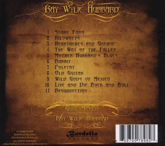 Snake Farm, Ray Wylie Hubbard | CD (album) | Muziek | bol