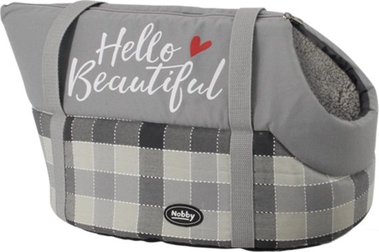 Nobby - honden tas campo grijs 40 x 25 x 25 cm | bol.com